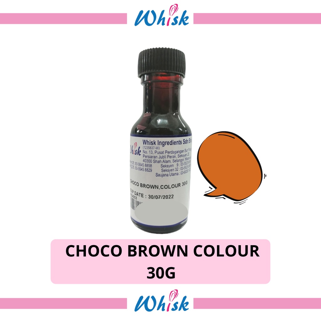 CHOCO BROWN COLOUR 30G | Shopee Malaysia