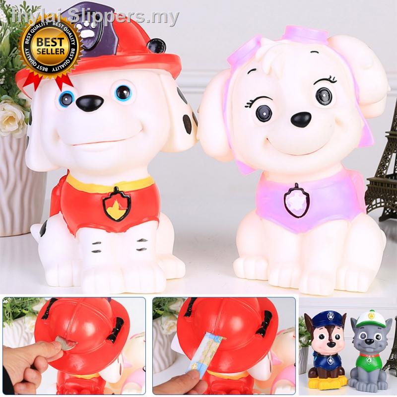 ♂ Paw Patrol Piggy Bank Kids Money Saving Coin Box Cartoon Dog Coin ...