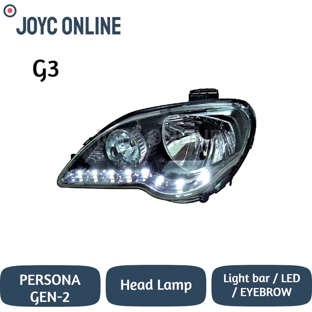 Proton Persona Gen2 LED Light Bar Projector Eyebrow Headlamp Head Lamp ...