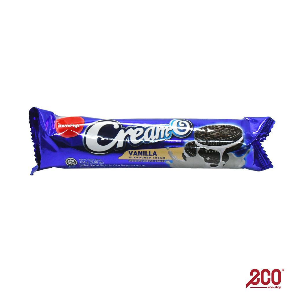 Cream-O Vanilla Flavour Chocolate Sandwich Cookies (104g) AE-L001-T04 ...