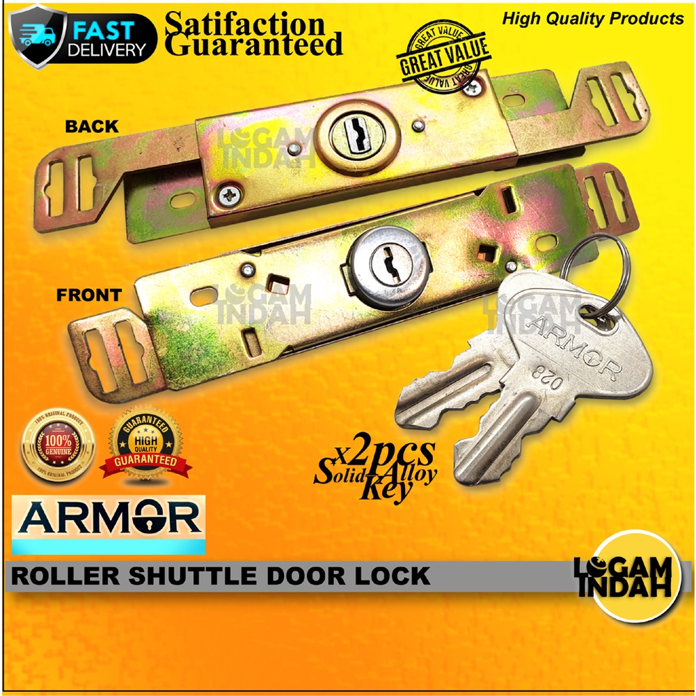 ROLLER SHUTTLE LOCK/ ROLLER SHUTTER LOCK / CENTER LOCK / PINTU GULUNG ...