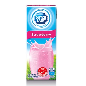 Dutch Lady Strawberry Milk 200ml x 24 [CARTON] | Shopee Malaysia