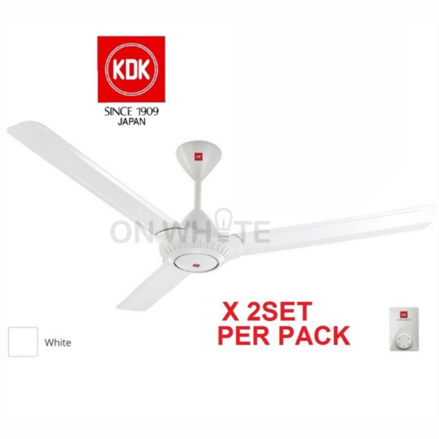 TWIN PACK- 2SET KDK K15W0-S / KDK K15VO PBR WHT / COSGO CG-1522 WHT ...