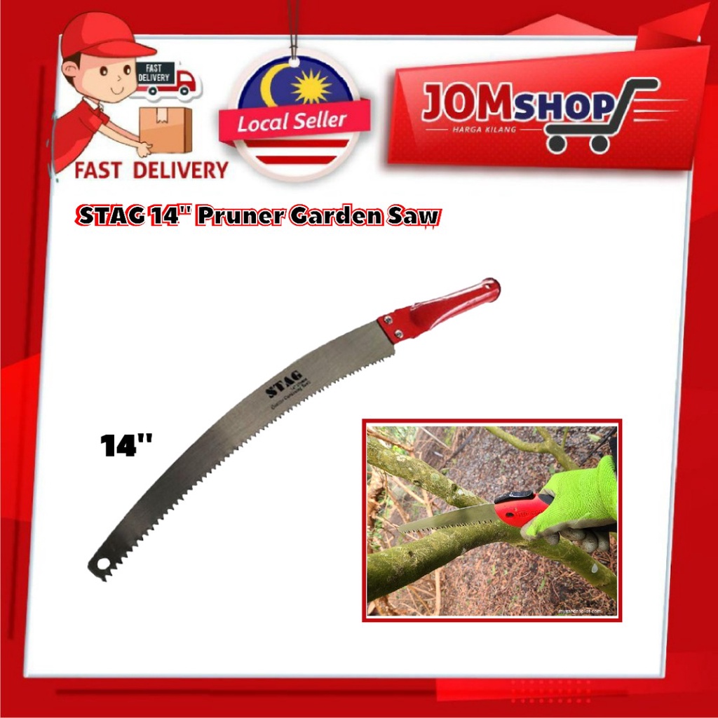 STAG 14" Pruning Saw Branch Cutter Gergaji Kayu Pokok Dahan / Pruning ...