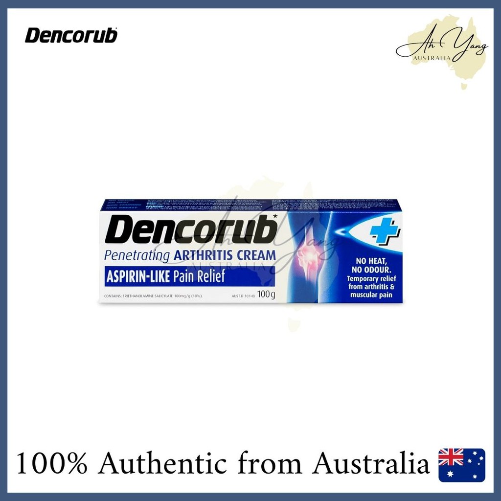 DENCORUB Australia Penetrating Arthritis Cream / Extra Strength Heat ...