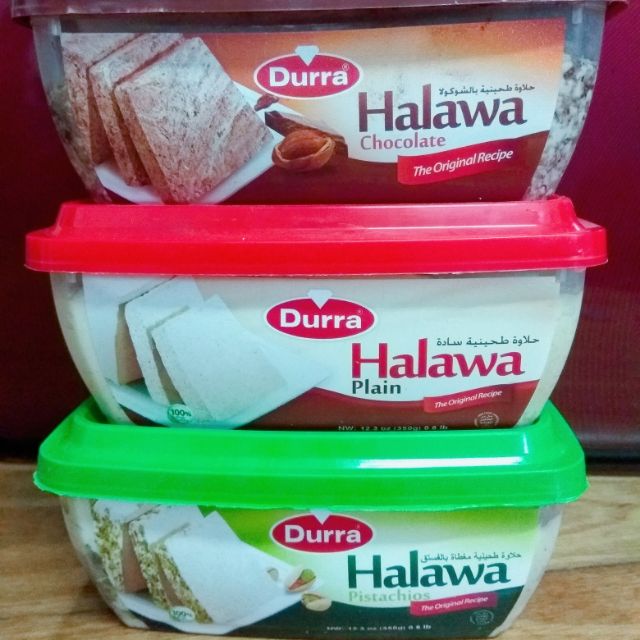 DURRA Halawa Arab, Sesame Spread, Dessert 350g, Plain, Pistachio ...