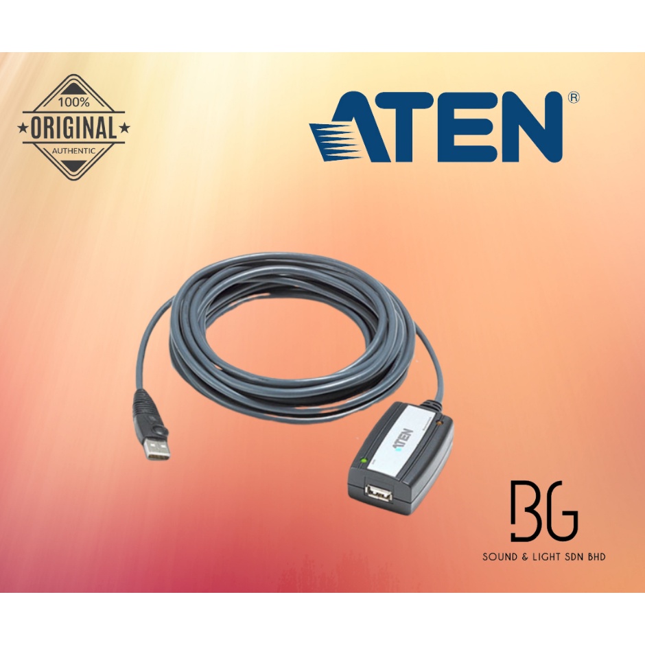ATEN UE250 / UE-250 5 METER USB 2.0 EXTENDER ( DAISY CHAINNING UP TO 25 ...