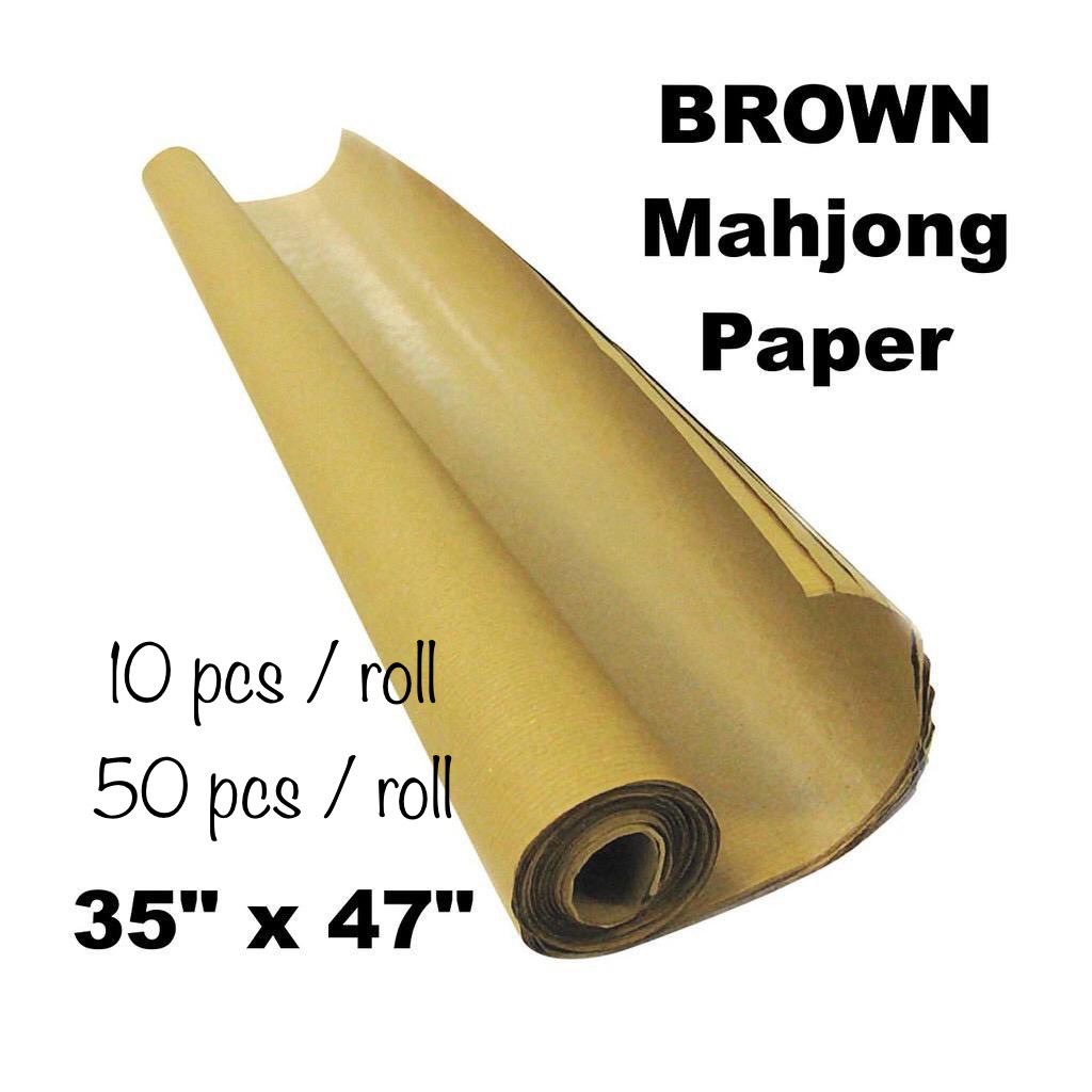 Brown Paper 55gms - 35" x 47" 10 / 50 pcs per roll Brown Paper Roll ...