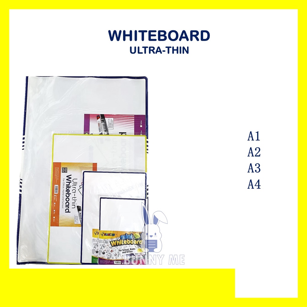 FLAMINGO ULTRA-THIN MINI WHITEBOARD A4/A3/A2/A1 | Shopee Malaysia