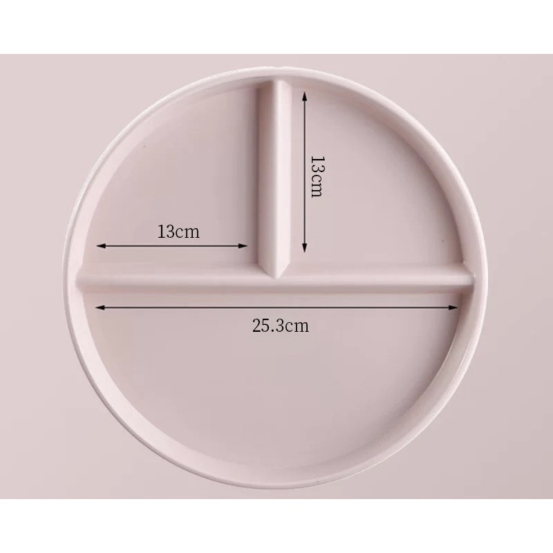 Pinggan Suku Suku Separuh Pinggan Diet Pinggan DSSS Portion Plate ...