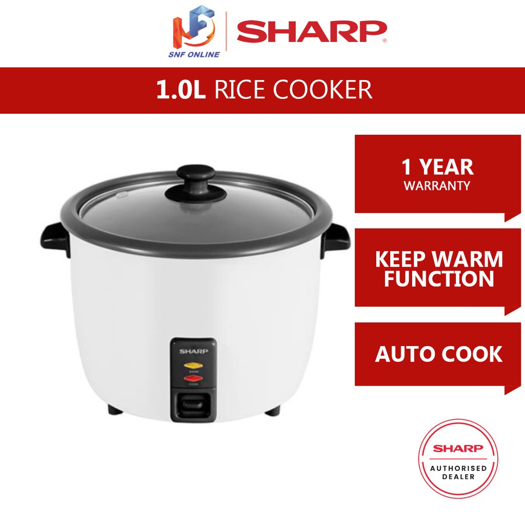 Sharp Electric Rice Cooker (1.0 L) KS-H108G-WH KSH108GWH | Shopee Malaysia