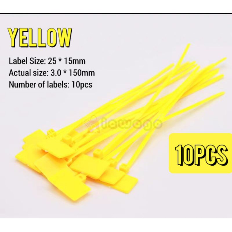 [ Ready Stock ] 10/20/50Pcs RJ45 RJ12 Wire Power Cable Label Mark Tags ...