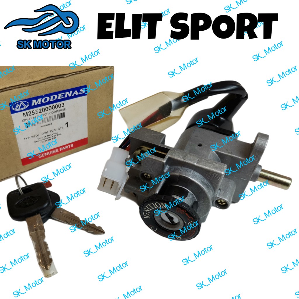 Modenas ELIT SPORT Original Ignition Main Switch / Full Set Switch ...