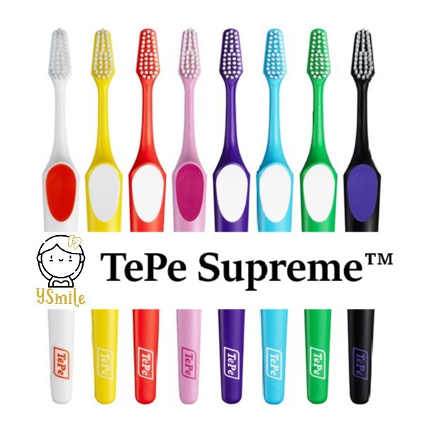 🦷2 Levels Braces Ortho Toothbrush TePe Sweden Import TePe Supreme™ Soft ...