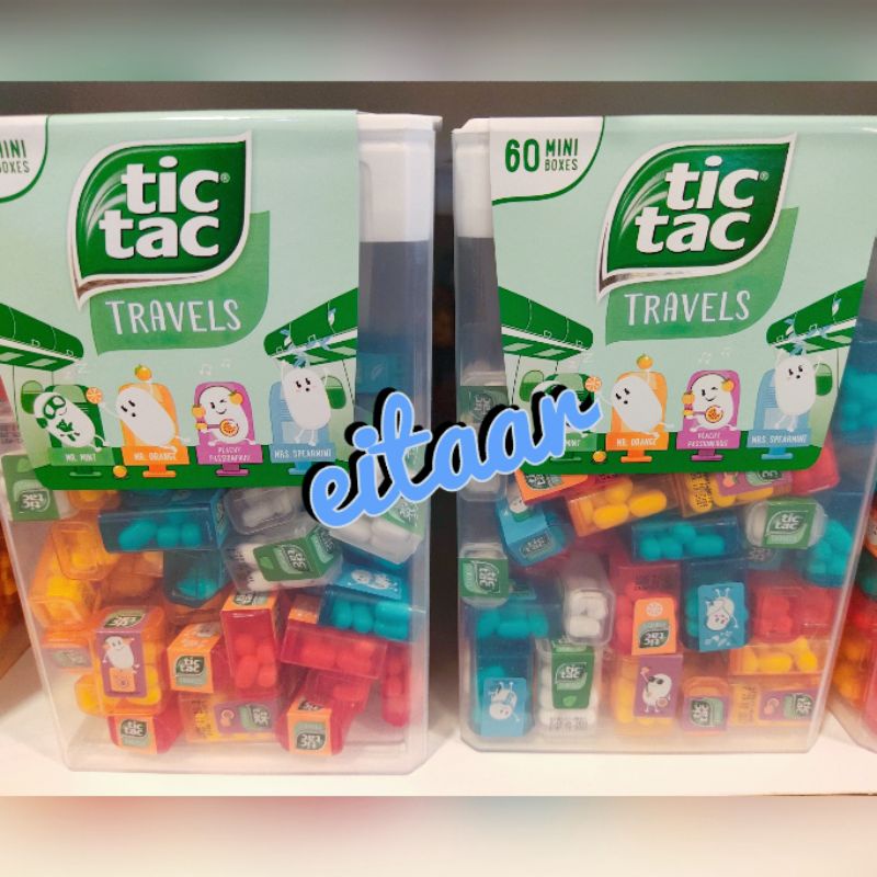 Langkawi TicTac Travel 60 Mini Boxes Mix Flavour, Mini 98g | Shopee ...