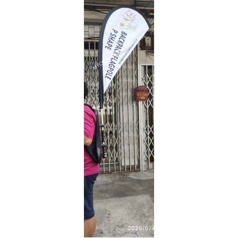 Luxury Walking Banner Stand, Backpack Two Side Print and Flagpole Kit ...