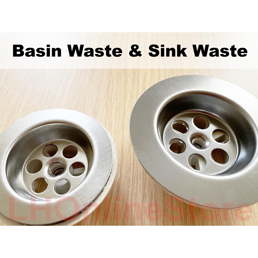 32mm (11/4") Washroom's Steel Basin Waste/ 40mm (11/2") Kitchen's Steel ...