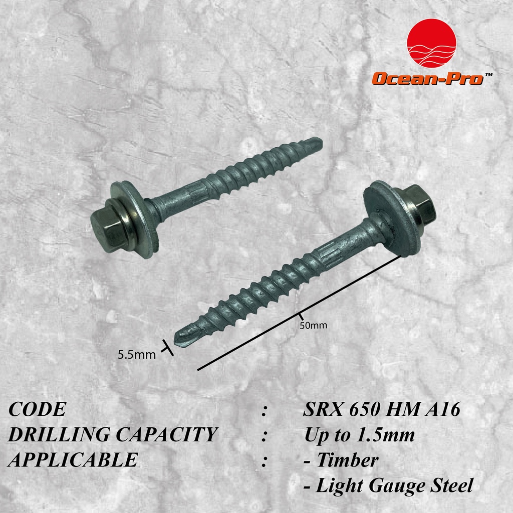 [OCEAN PRO] EXTRA PERFORMANCE CLASS 4 Self Drilling Screw with 304 ...