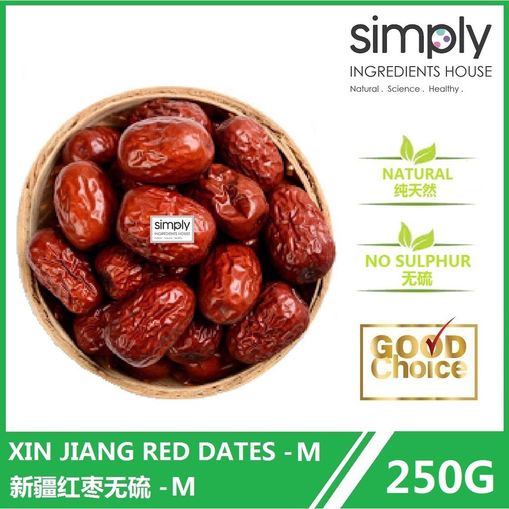 【S/M/L Size】Xinjiang Red Dates Jujube Red Date Kurma (No Sulphur) 新疆红枣 ...