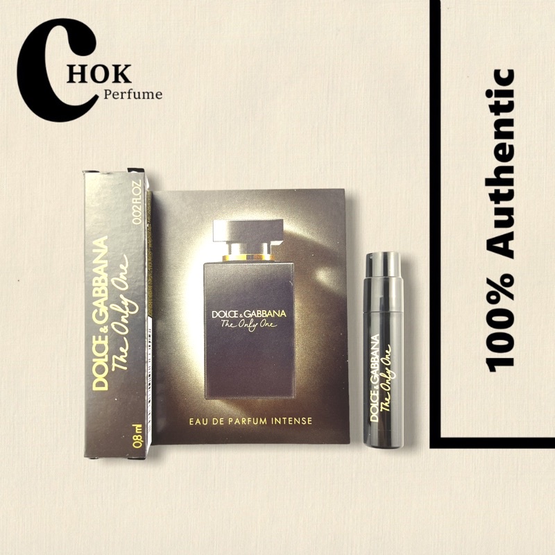 Dolce&Gabanna D&G The Only One EDP Intense 0.8ml Perfume Vial Sample (W ...
