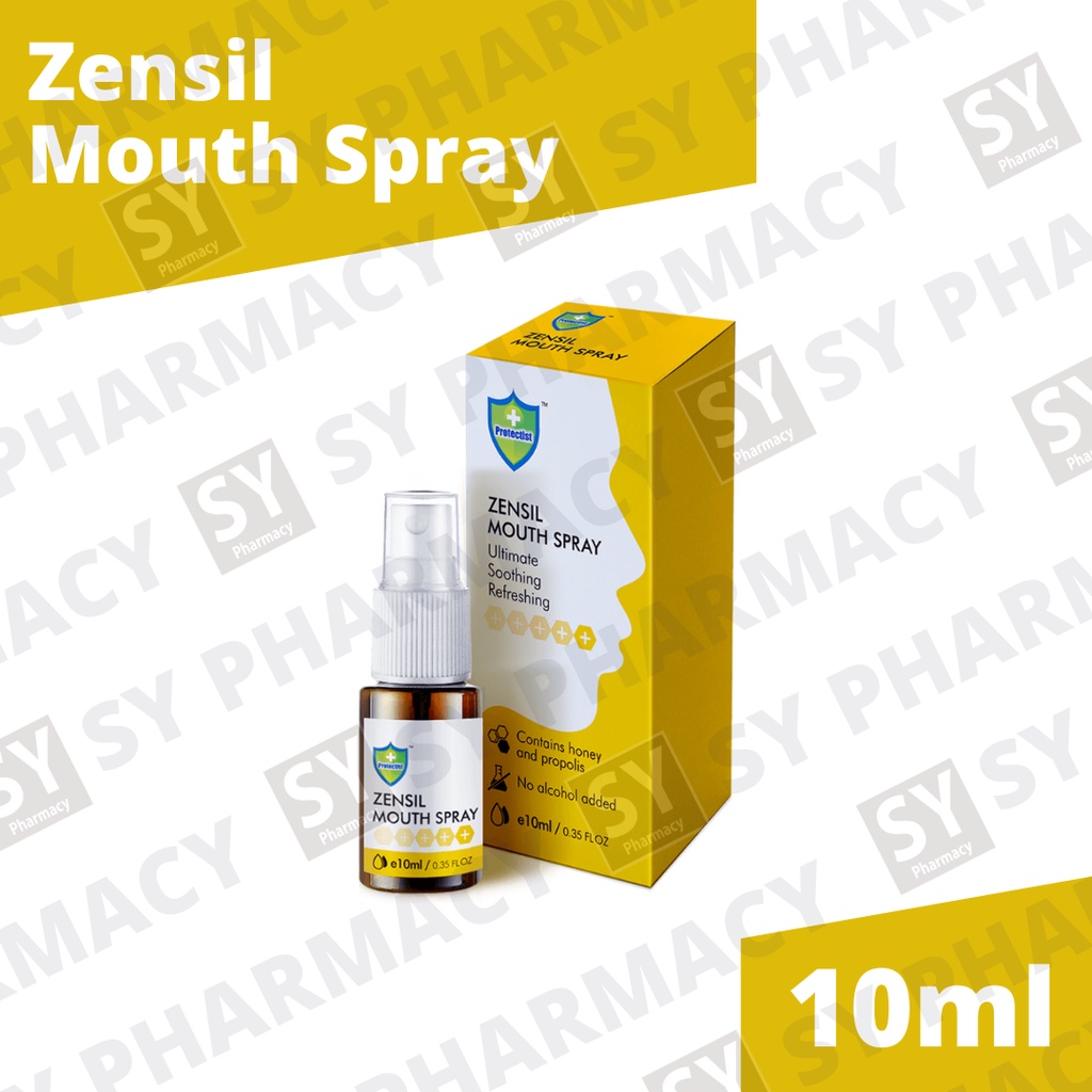 Protectist Zensil Mouth Spray (Alcohol & Preservatives Free) 10ml (Exp ...