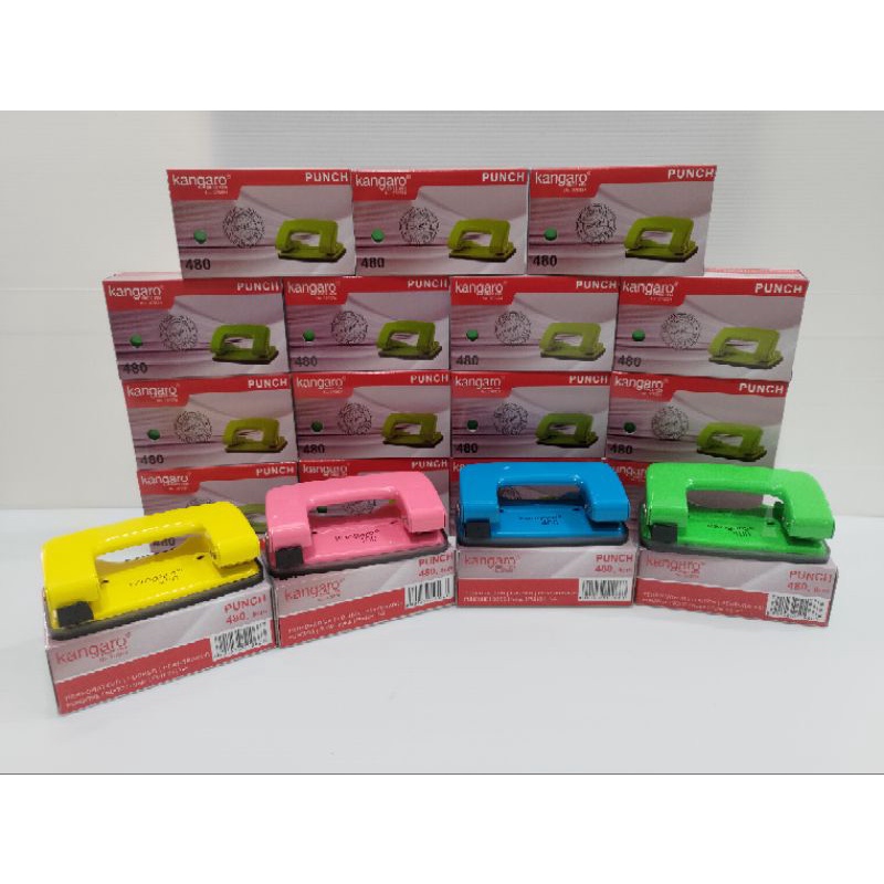 (Ready Stock)KANGARO 2 Hole Punch 480/Paper Puncher/Penebuk Lubang ...