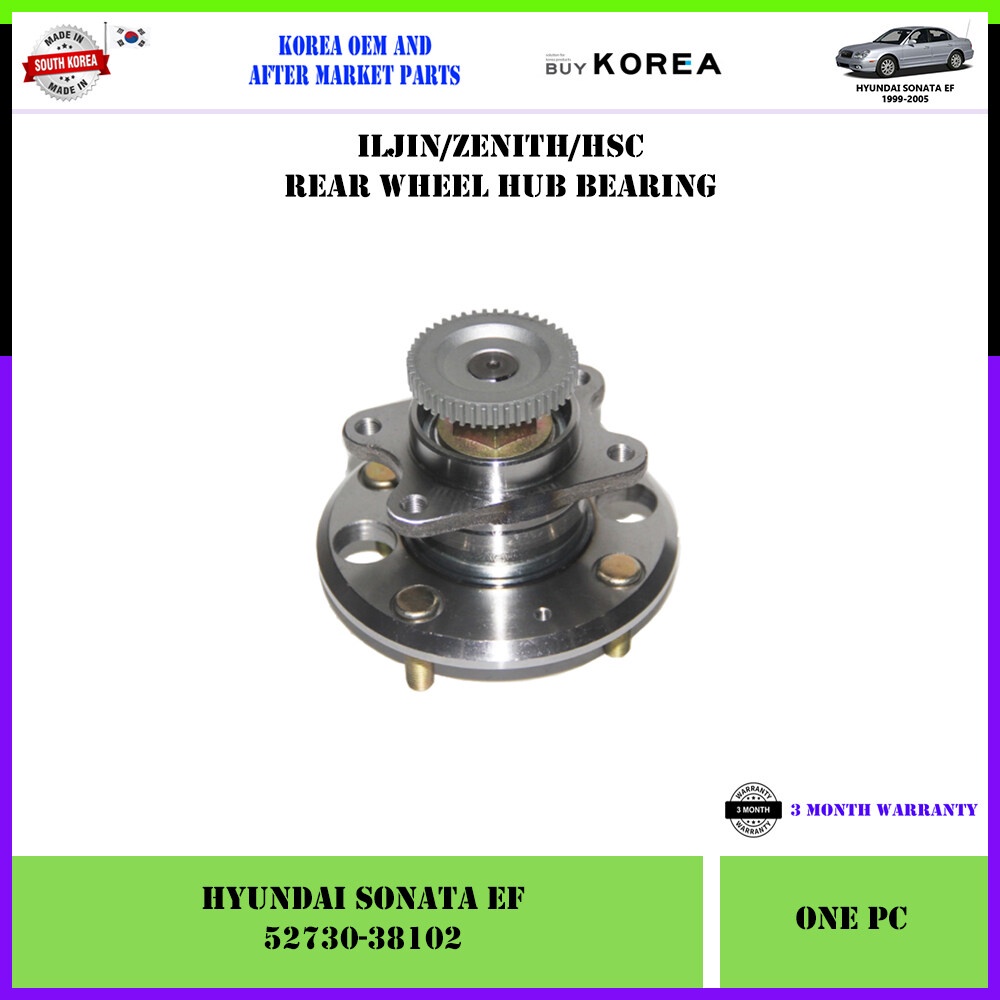 Hyundai Sonata EF Rear Korea Aftermarket Wheel Hub Bearing 1pc (52730 ...