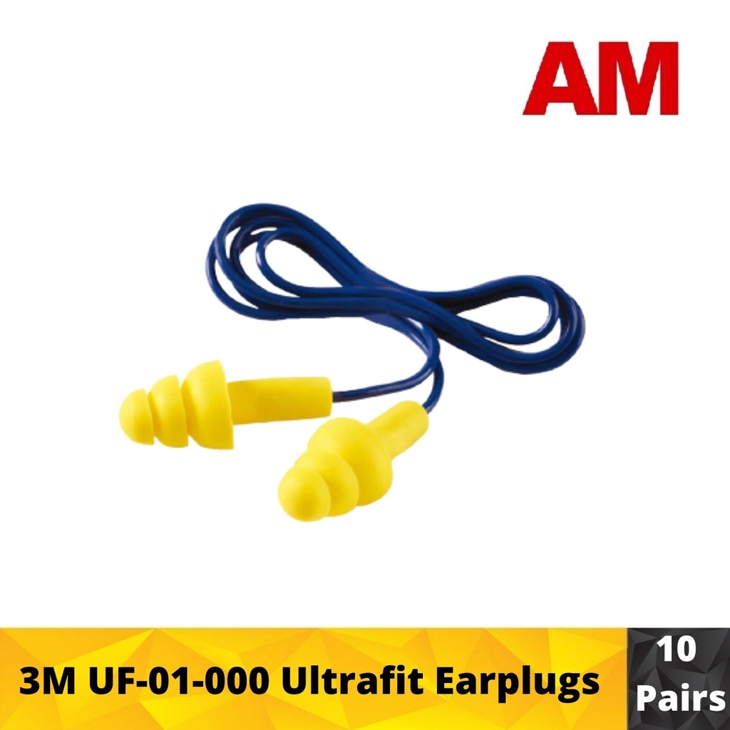 3M UF-01-000 Ultrafit Earplugs (10 Pairs) | Shopee Malaysia