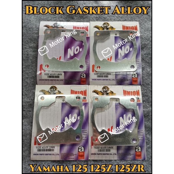 Cylinder Block Gasket ALLOY Yamaha 125 125Z 125ZR ( 1.0MM To 3.0MM ...