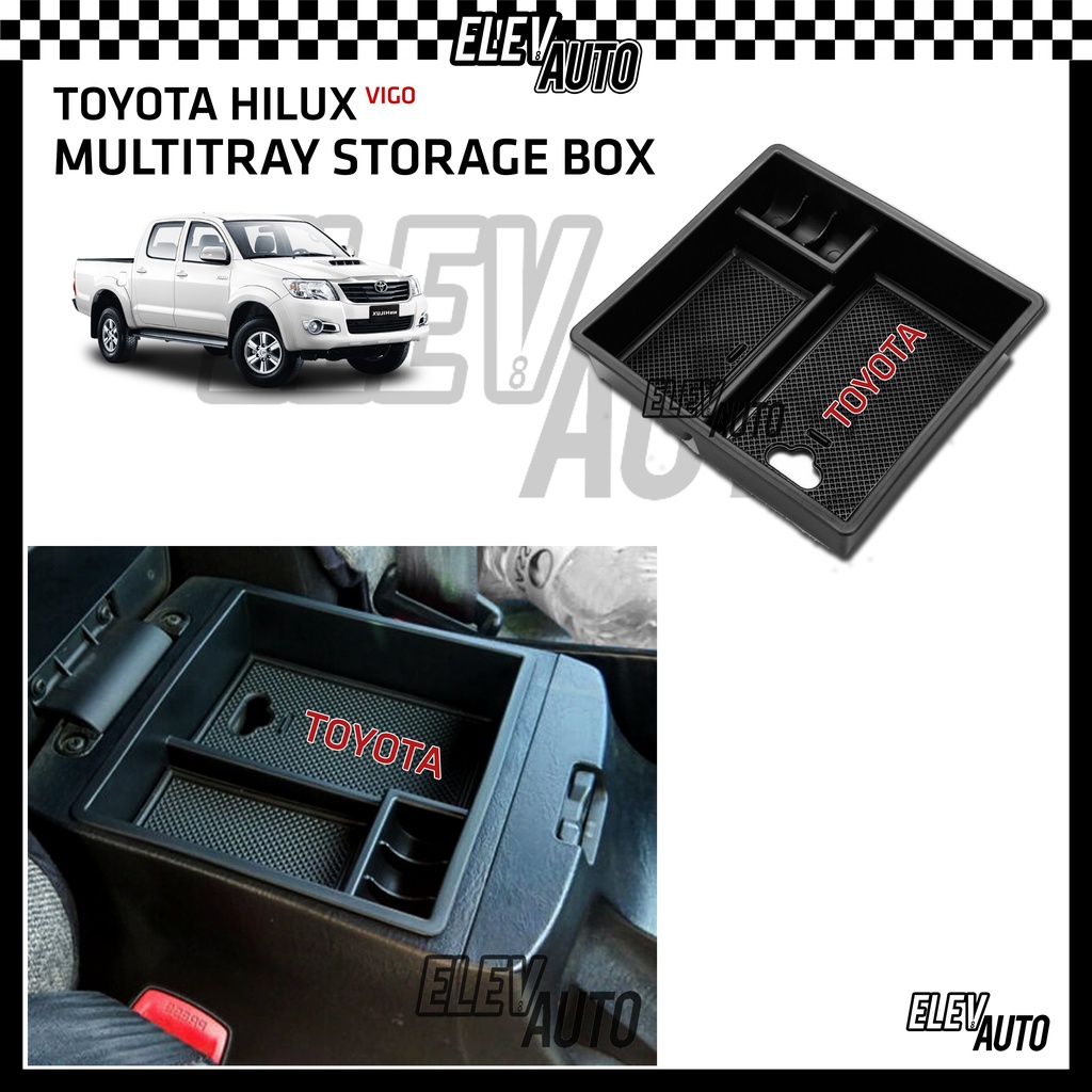 Toyota Hilux Vigo 2008 - 2015 Armrest Center Console Multitray Arm Rest ...