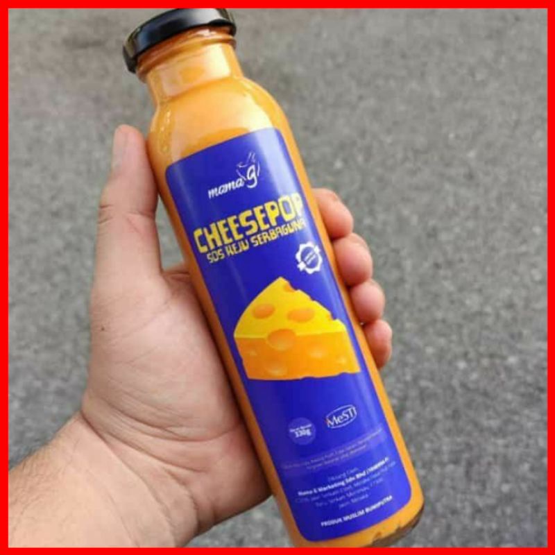 Cheese Pop Sos Keju Serbaguna Ready to Eat (Botol Kaca) | Shopee Malaysia