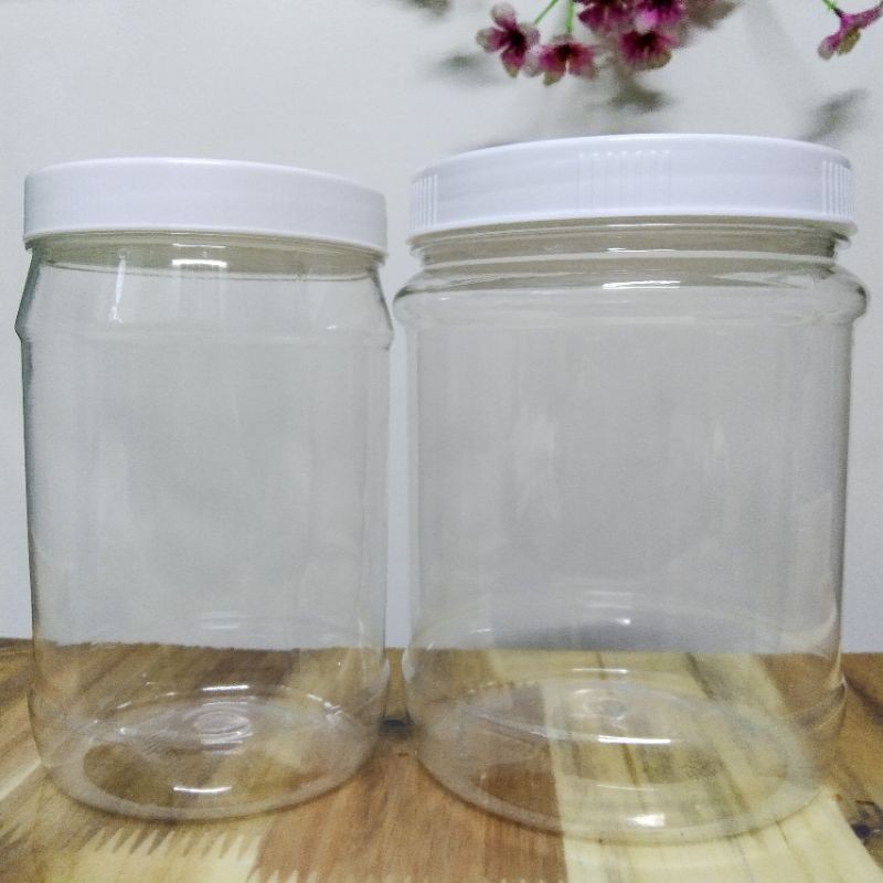 Plastic jar with white lid - Cam Thanh plastic jar 500g | Shopee Malaysia