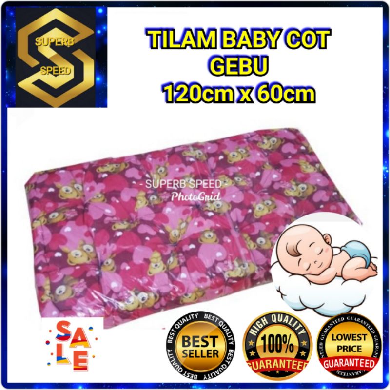 PROMOSI - Tilam baby COT / BABY MATTRESS (2x4 kaki) | Shopee Malaysia