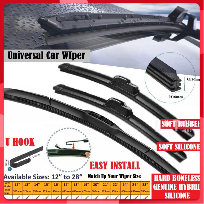 Car wiper Silicon soft silicone wiper blade car wipers car wiper rubber ...