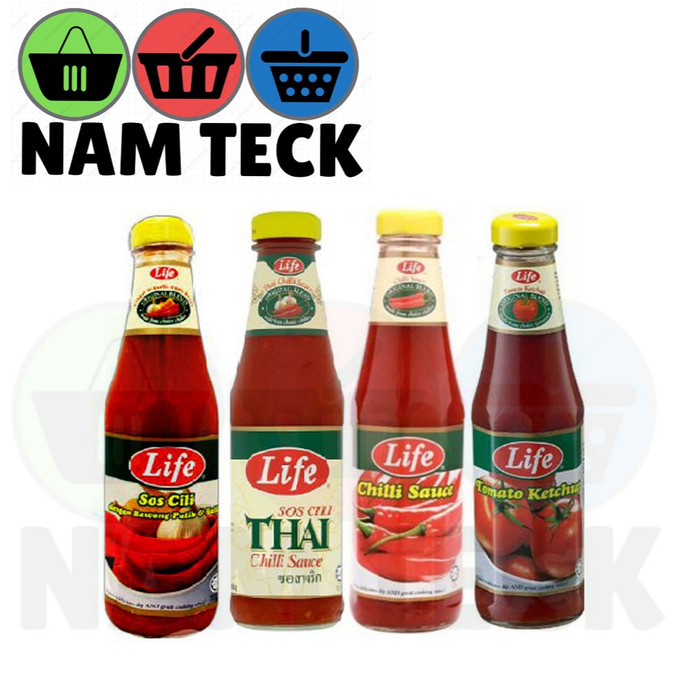 LIFE SAUCES CHILLI 340G/TOMATO 330G/THAI 360G | Shopee Malaysia