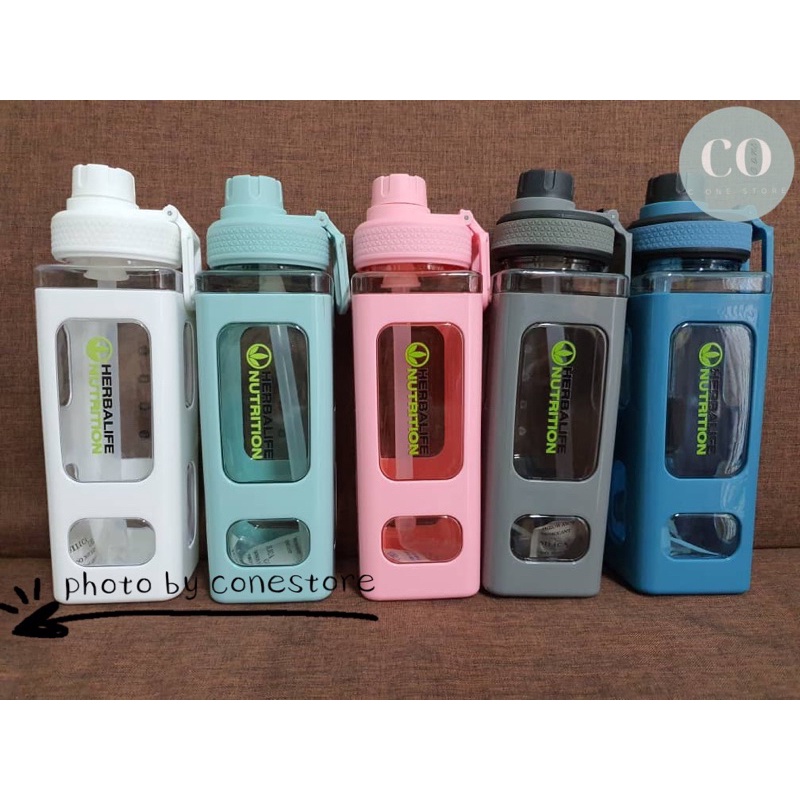 2021 New Herbalife Bottle Portable Sports Drinking Water Bottle with straw 700ml/900ml | Shopee ...