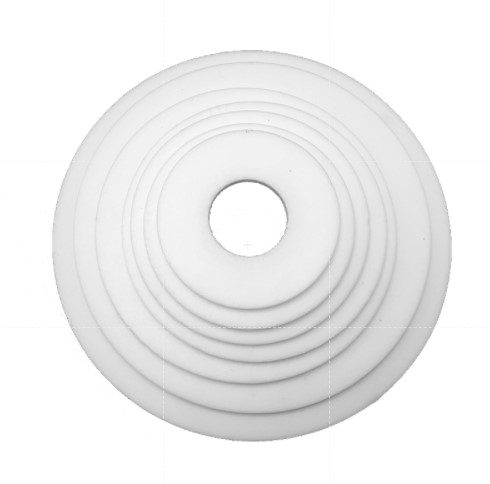 100PCS PTFE flat washer Teflon gasket 3X6/8X0.5/1/2mm PTFE flange ...