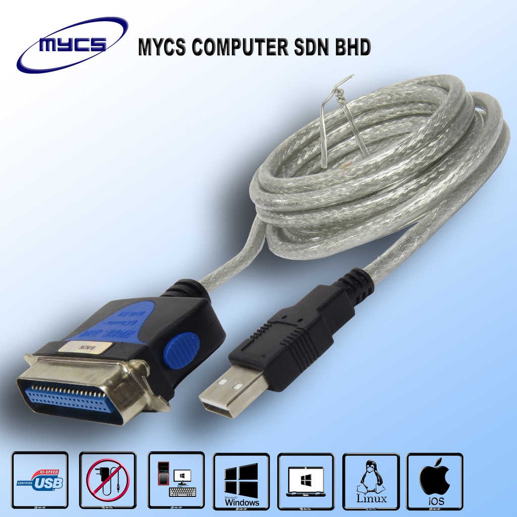USB 2.0 to Parallel port | Shopee Malaysia