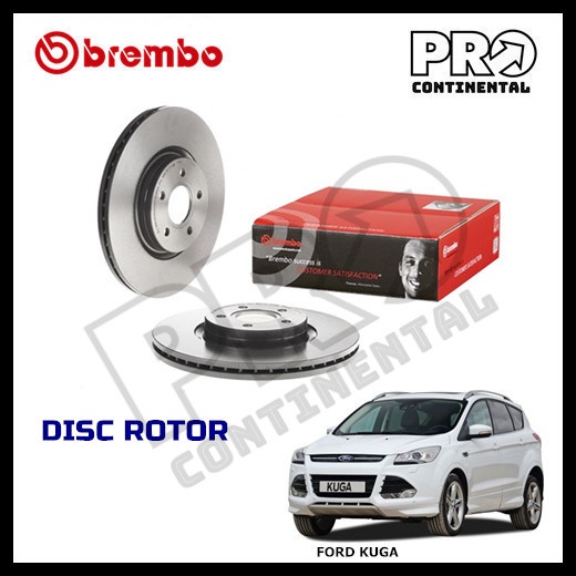 GENUINE BREMBO FORD KUGA FRONT REAR DISC ROTOR [1 PAIR (LH+RH ...