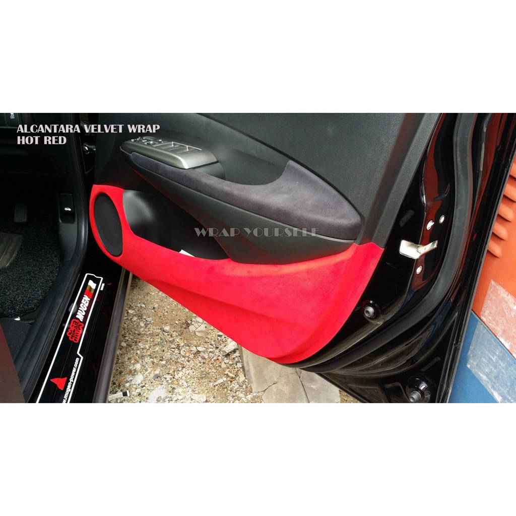 Alcantara velvet sticker car wrap film / baldu | Shopee Malaysia