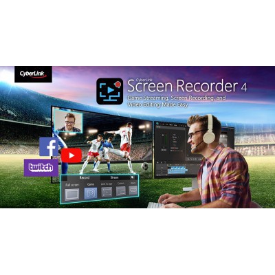PROMOTION!! CyberLink Screen Recorder Deluxe 4 Windows 32/64 | Shopee ...