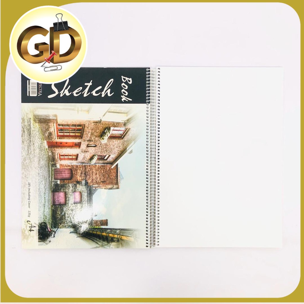 Spectra A4 /A3 Sketch Book/Buku Kertas Lukisan 135g/18sheets | Shopee Malaysia