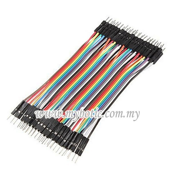 Arduino 40p Breadboard Male to Jumper Wire (Male-Male, 10cm) | Shopee ...