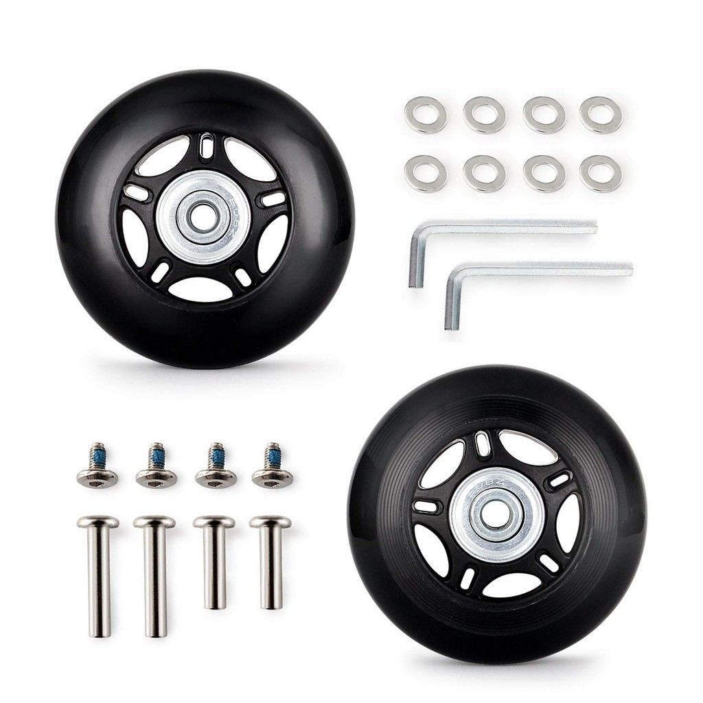 1 Set of Luggage Suitcase Replacement Wheels Suitcase Repair Kit (2 ...