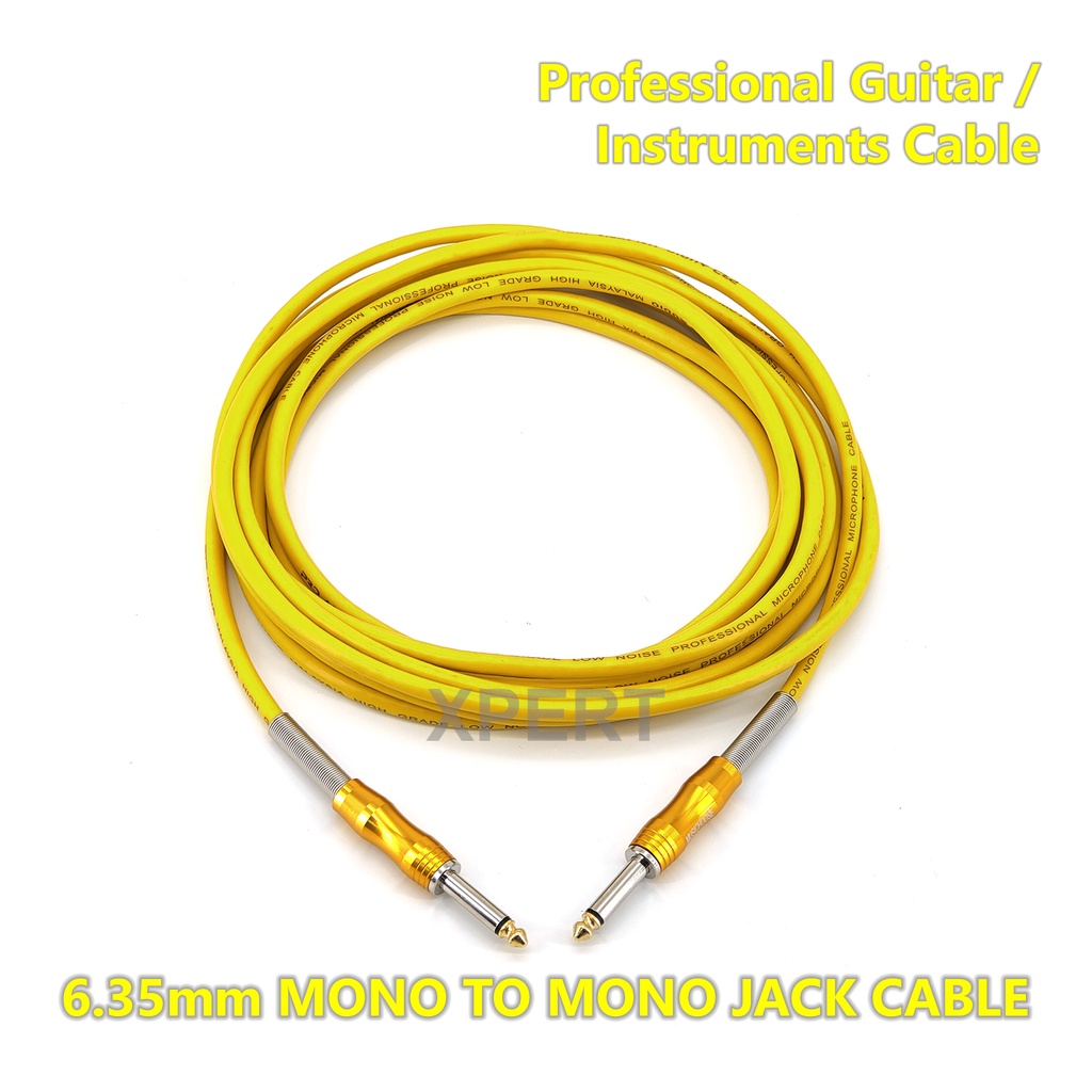 Microphone Guitar Instrument Cable Cord 1M, 3M, 5M, 10M, 15M, 20M, 6 ...