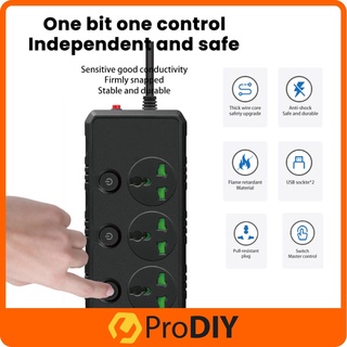 LUCKY HAWK 3.4A Power Socket USB Extension USB Port Type C UK Extension ...