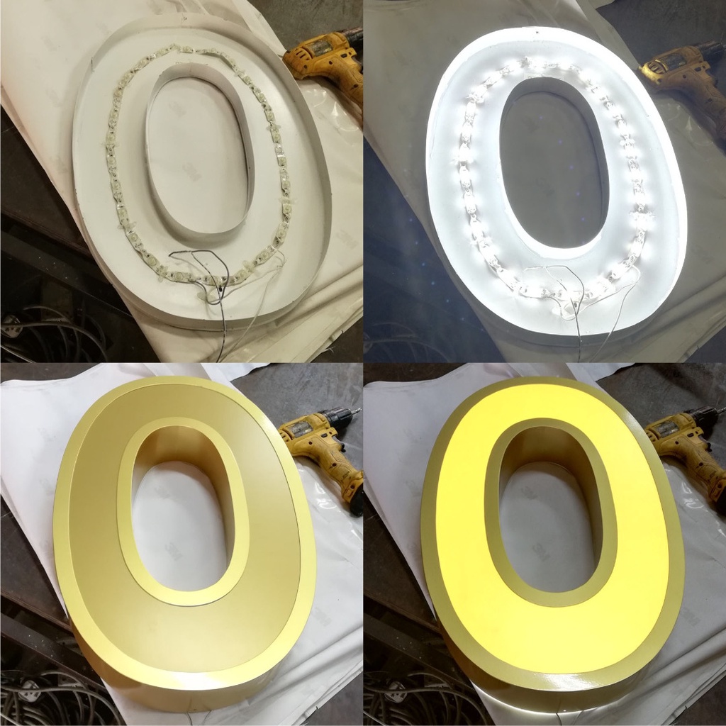 Custom Made 3D boxup signage with lighting | Shopee Malaysia