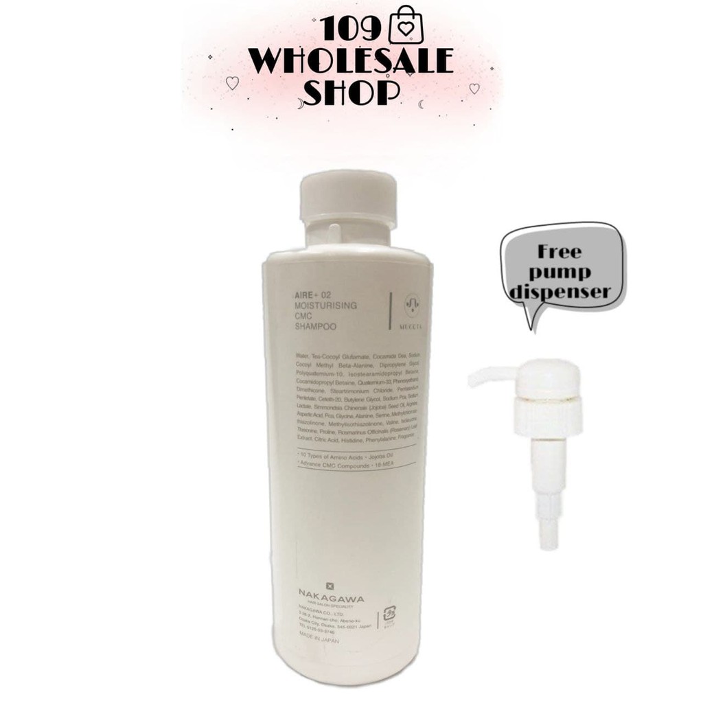 Mucota Aire +02 Shampoo 250ML -500ML (New Packaging) | Shopee Malaysia