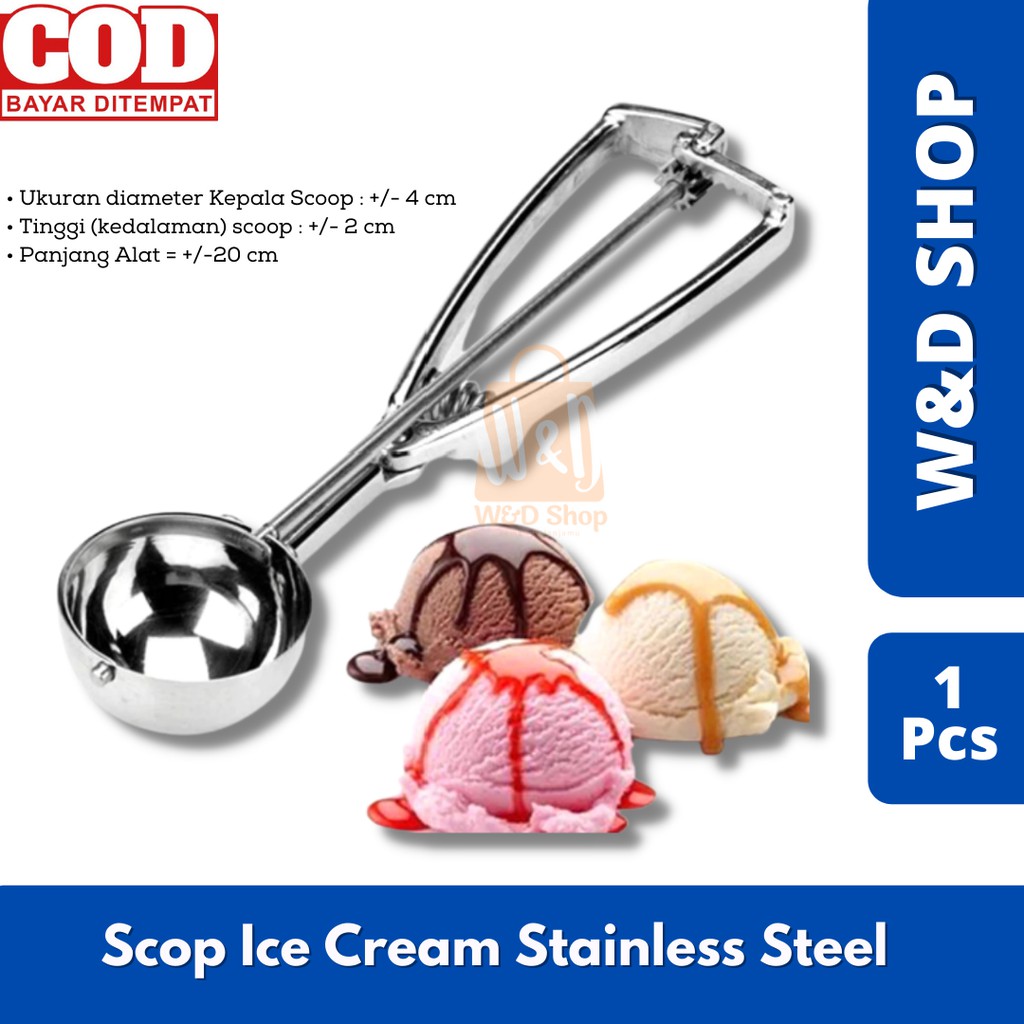 Iec cream Scoop 4 cm thick stainless steel/ice cream Scoop/ice cream ...
