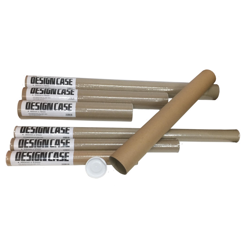 Postal Tube with 2 cap/Mailing Tube/ Design Case (Suitable for artwork ...